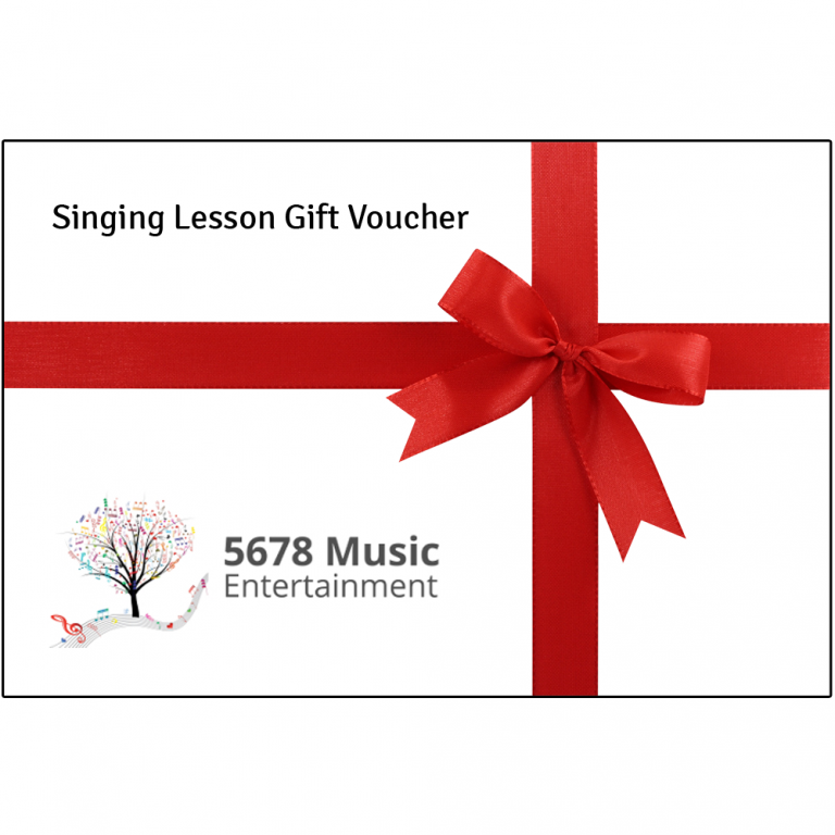 Singing Lesson Gift Vouchers – 5678 Music